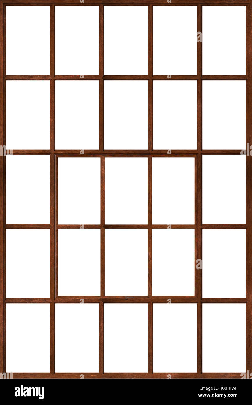 Window frame. 3D render Stock Photo - Alamy