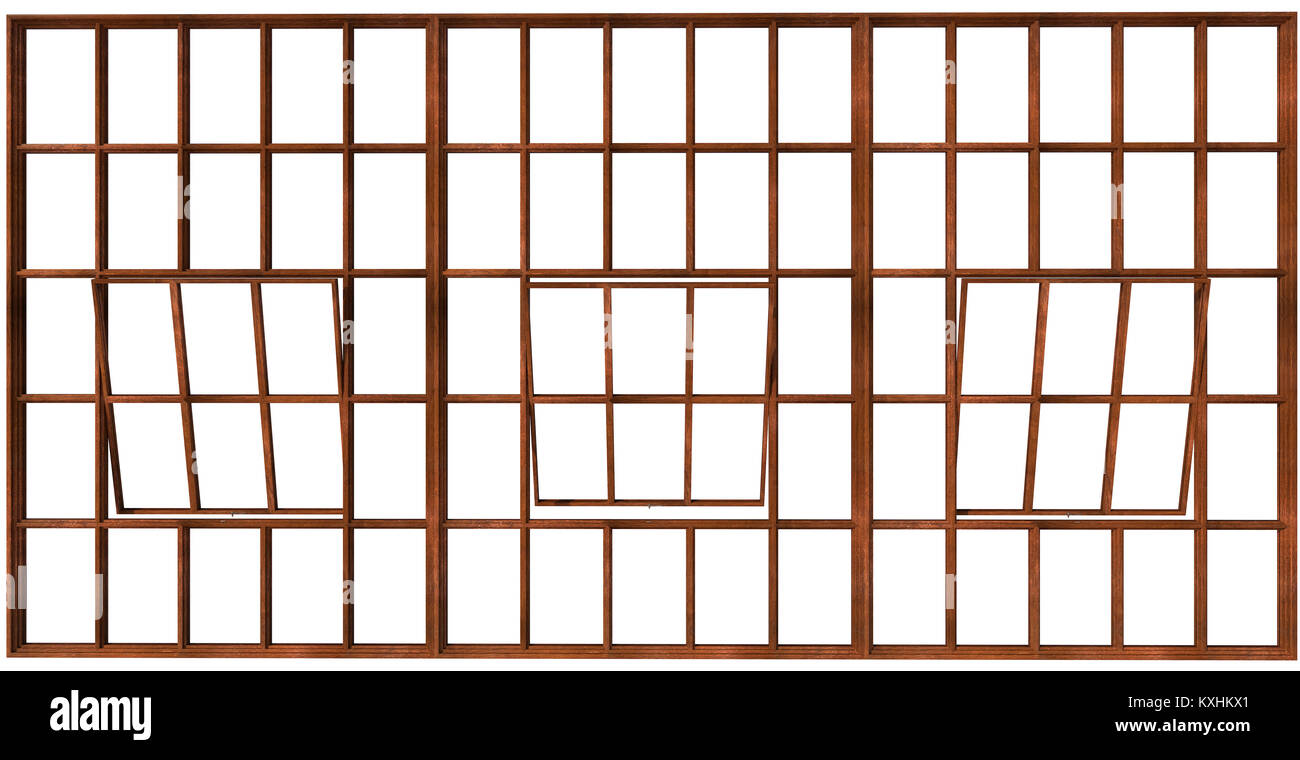 Window frame. 3D render Stock Photo - Alamy