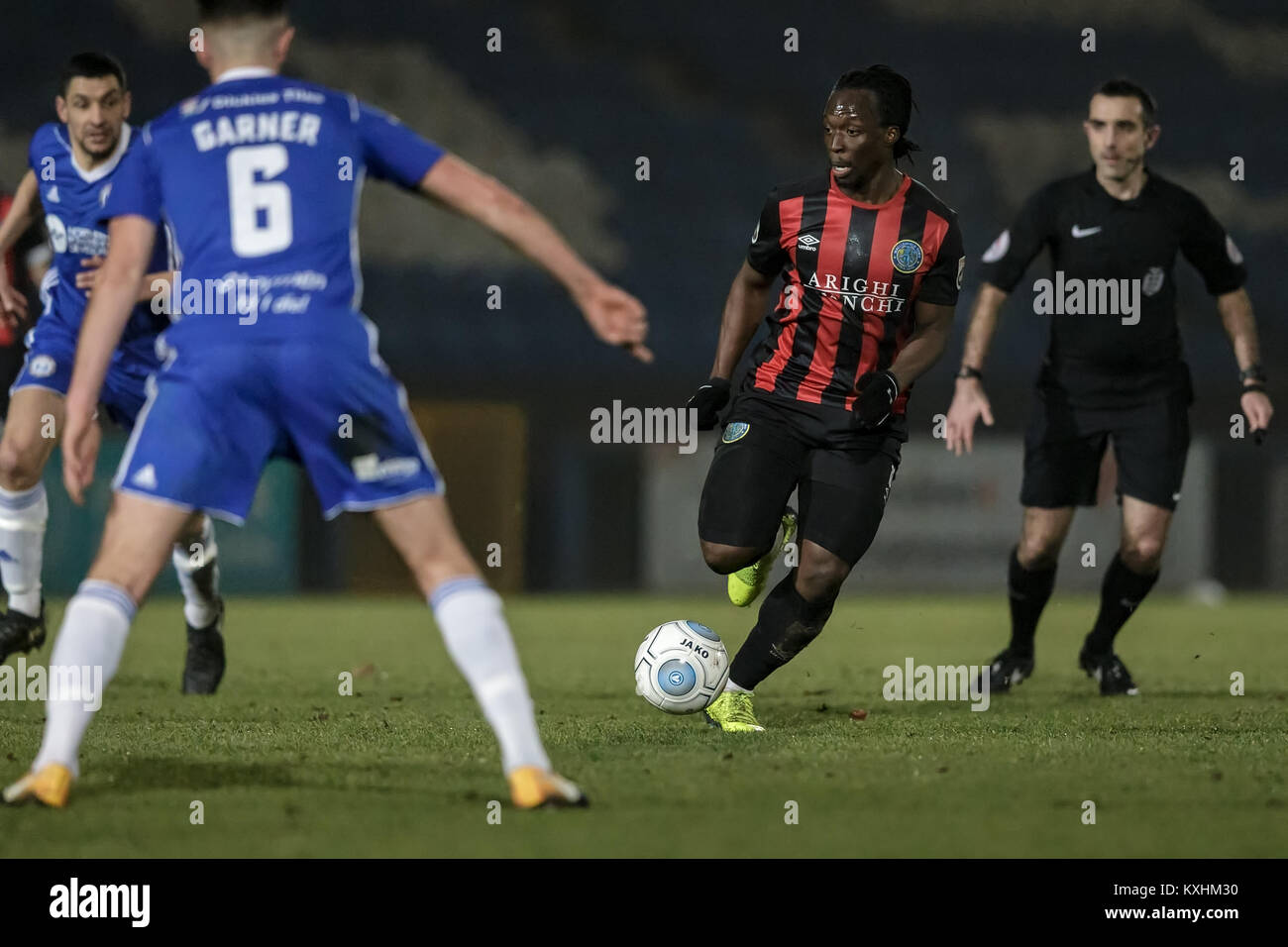 Courtney Richards during FC Halifax Town v Macclesfield in the FA ...