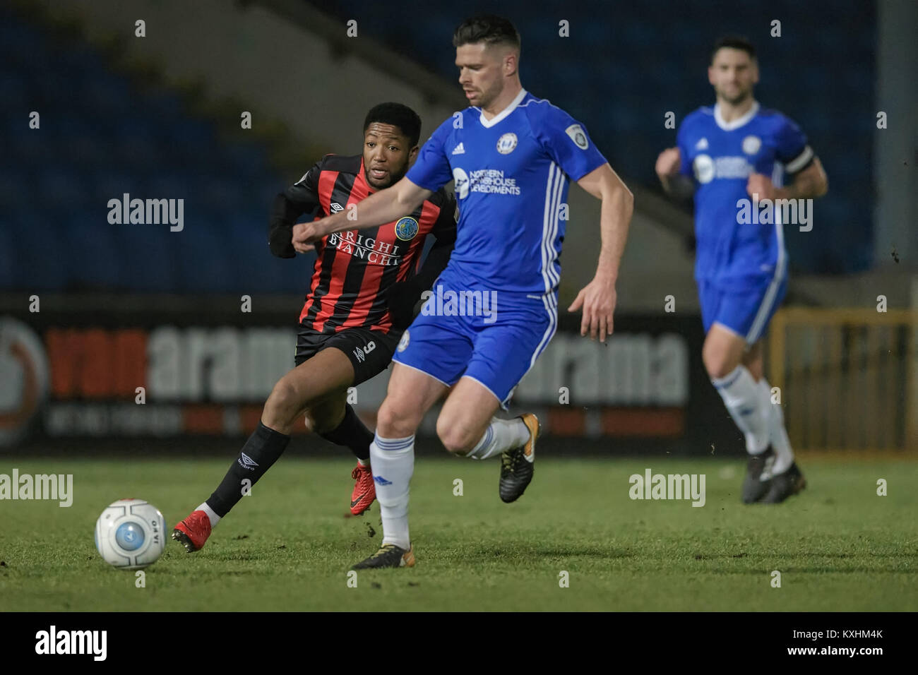 Scott Wilson during FC Halifax Town v Macclesfield in the FA Trophy ...