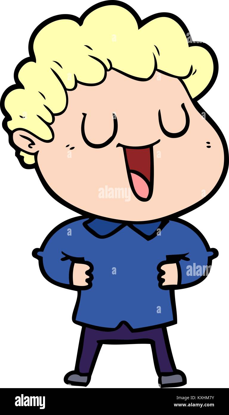 laughing cartoon man Stock Vector Image & Art - Alamy