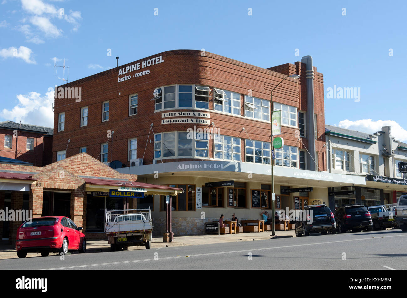 Alpine Hotel, Massie Street, Cooma, New South Wales, Australia Stock ...