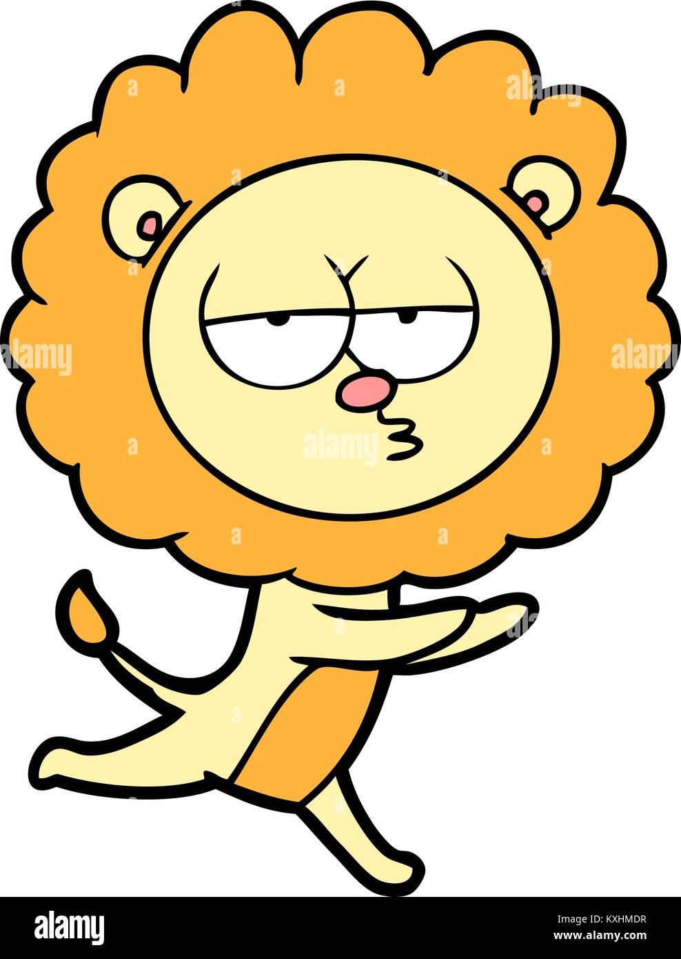 cartoon running lion Stock Vector Image & Art - Alamy