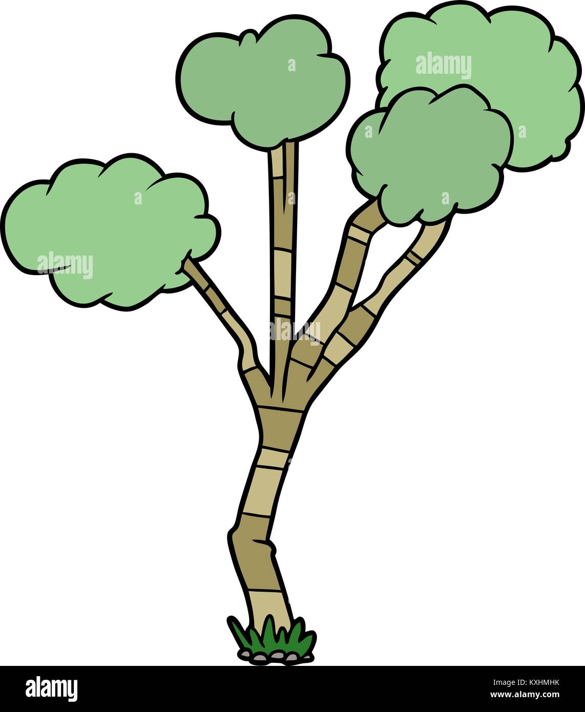 cartoon sparse tree Stock Vector Image & Art - Alamy