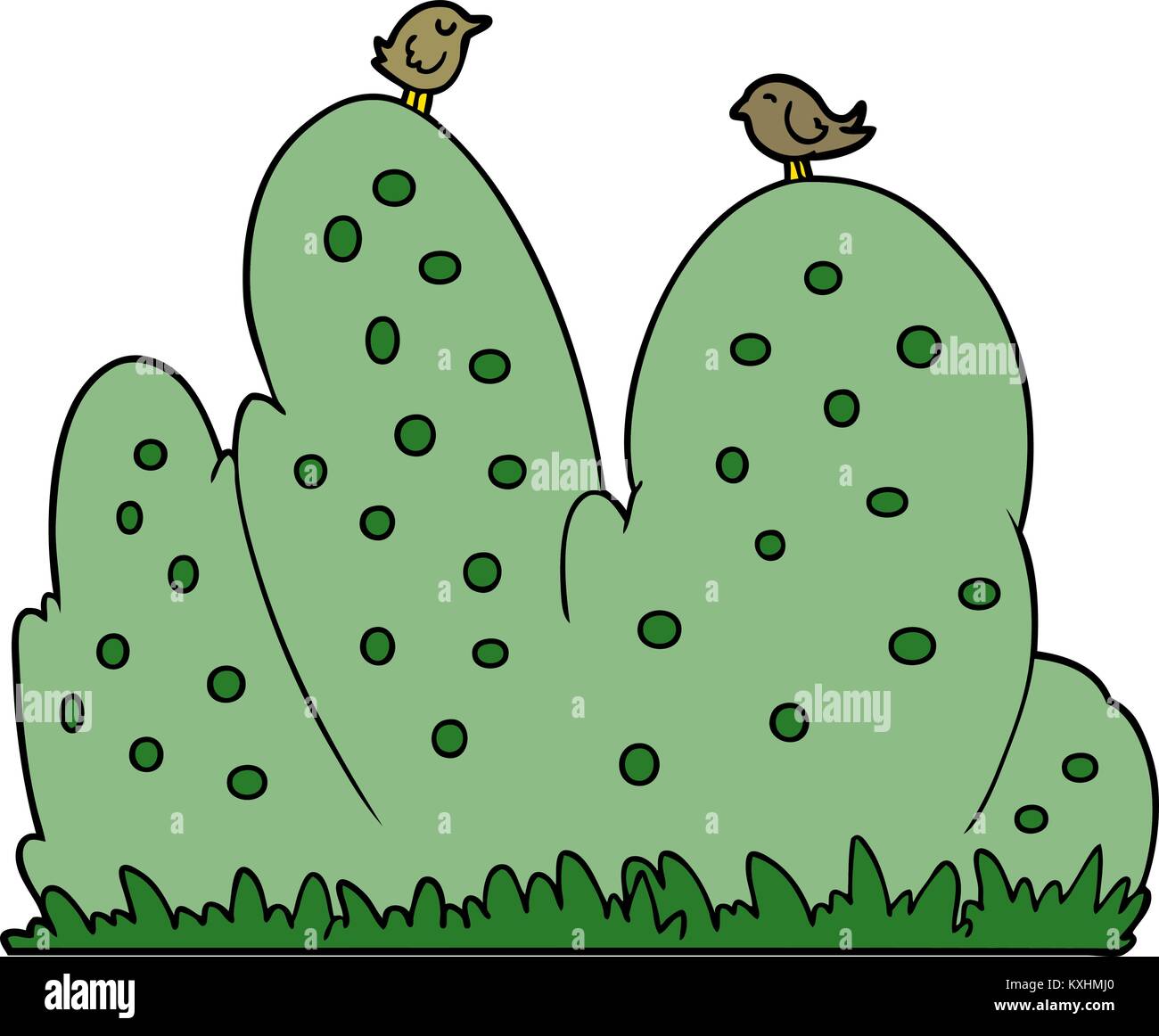 Hedgerow plants Stock Vector Images - Alamy