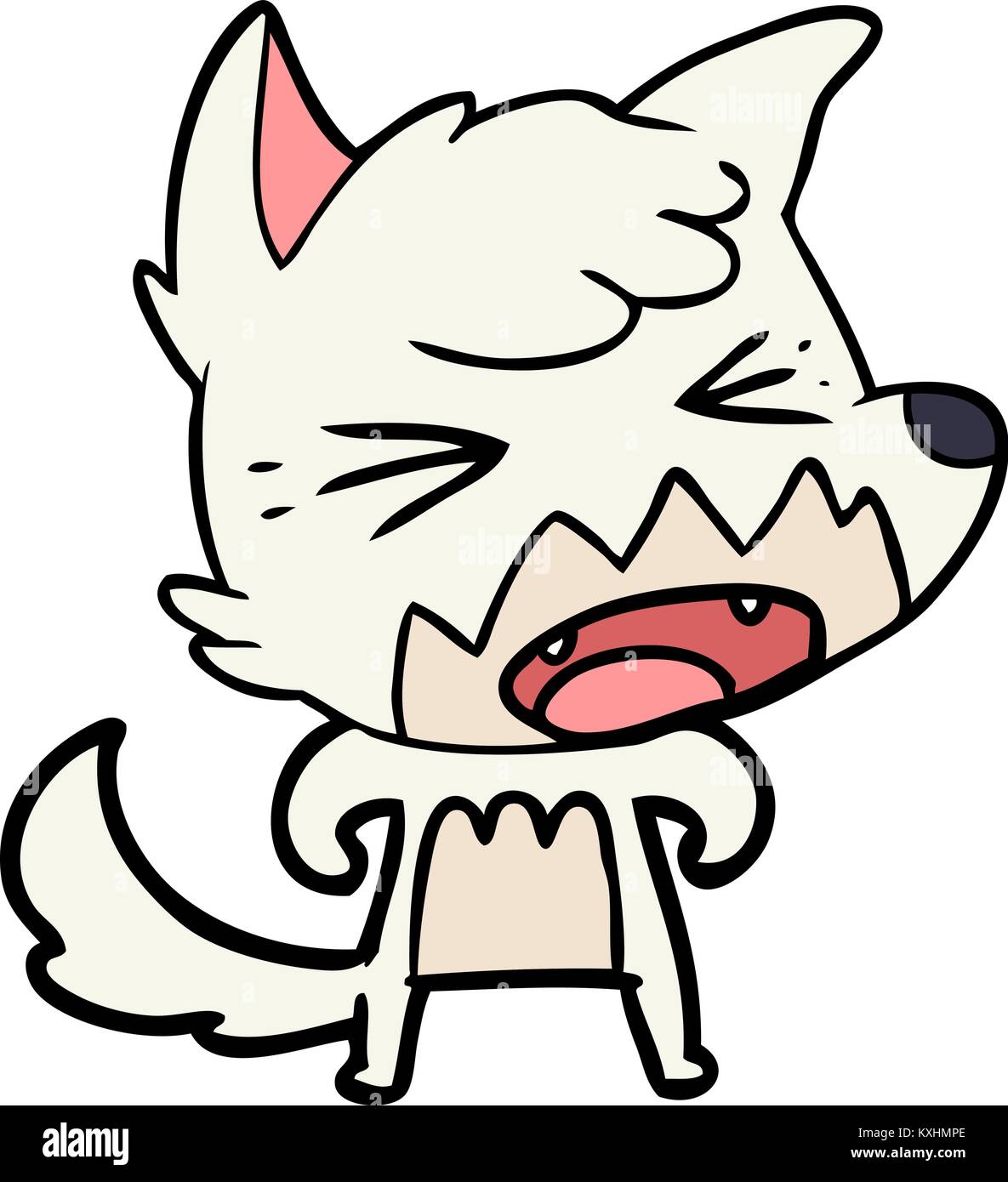 angry cartoon fox Stock Vector Image & Art - Alamy