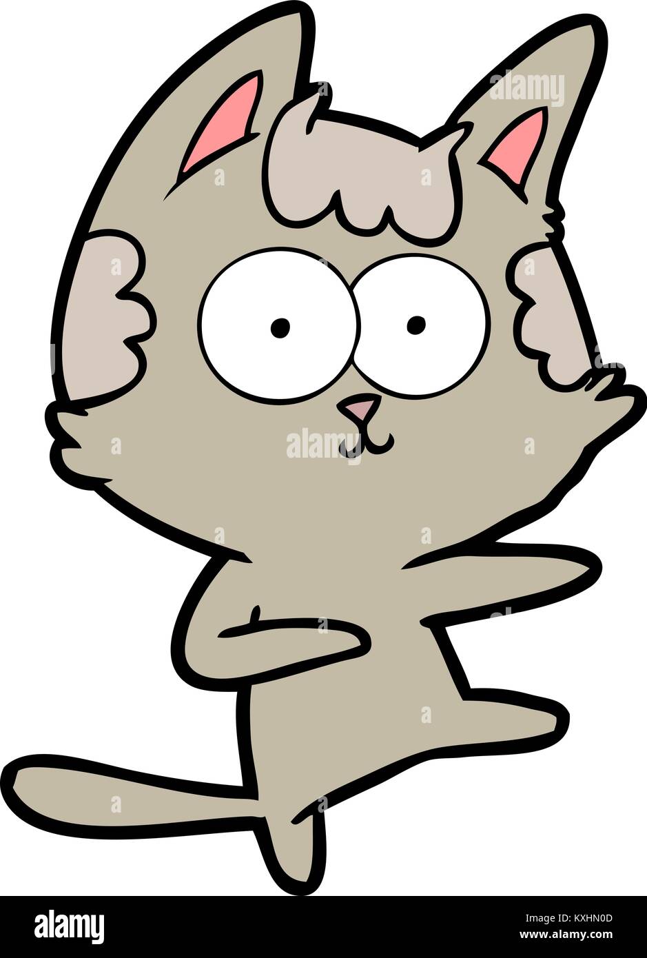 dancing cartoon cat Stock Vector Image & Art - Alamy