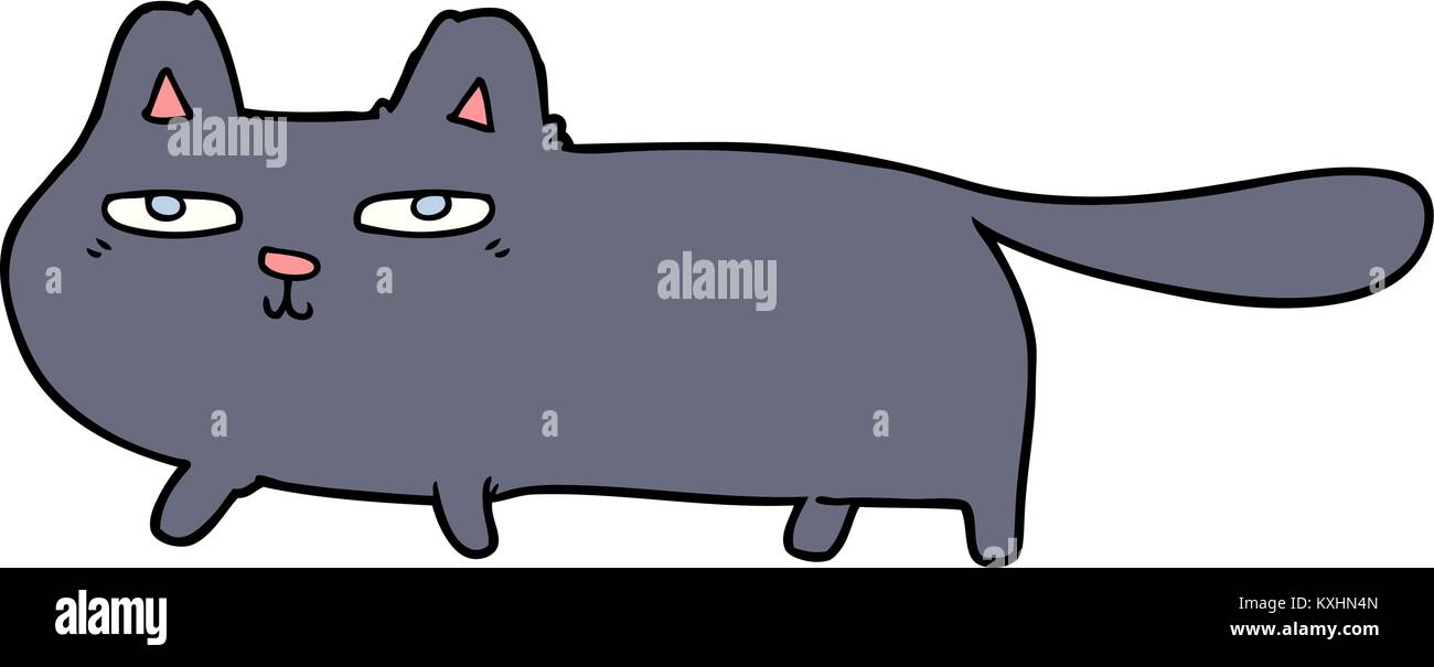 cartoon sly cat Stock Vector Image & Art - Alamy