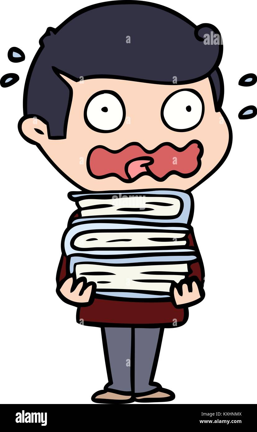 Stressed Out Cartoon