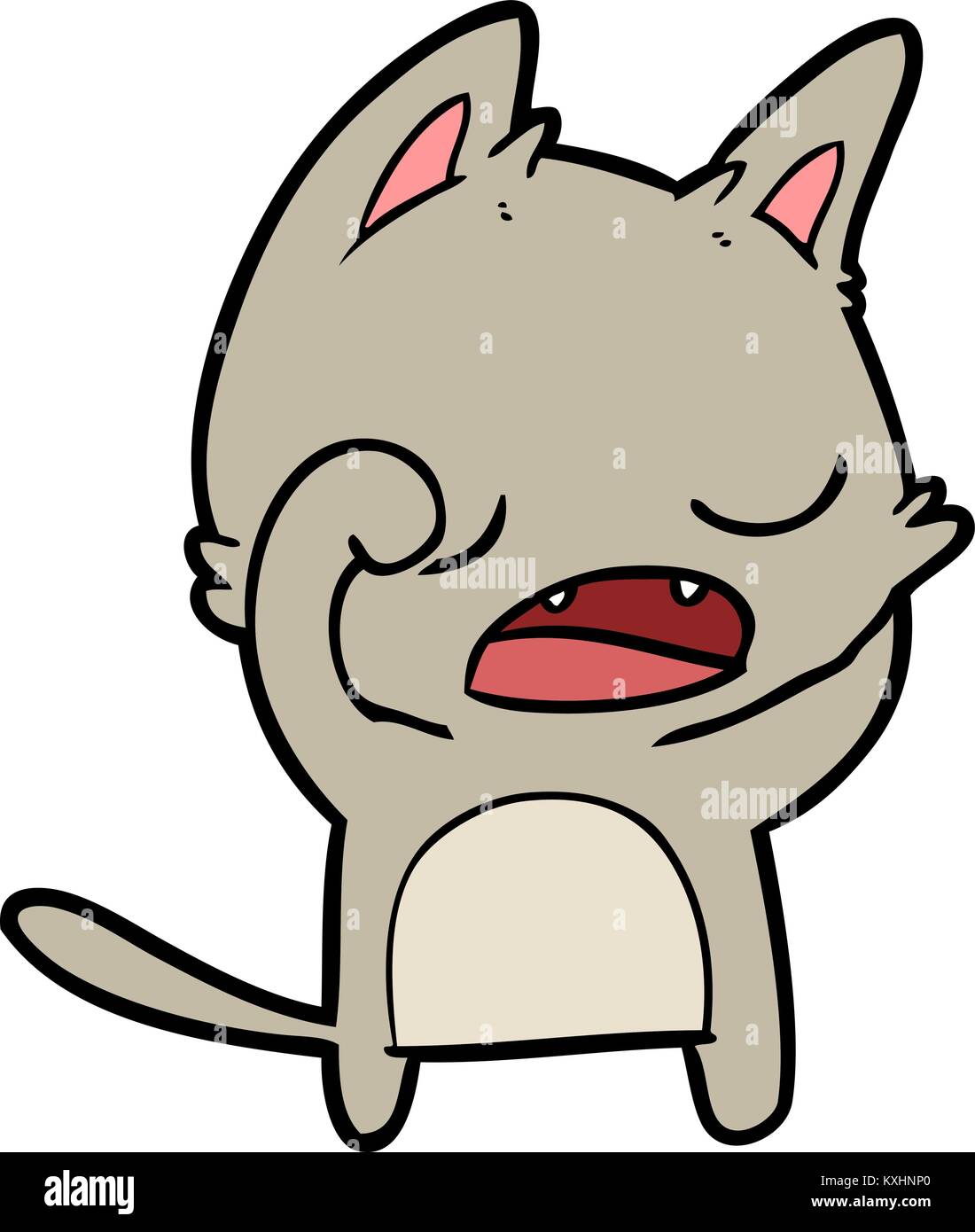 talking cat cartoon Stock Vector Image & Art - Alamy