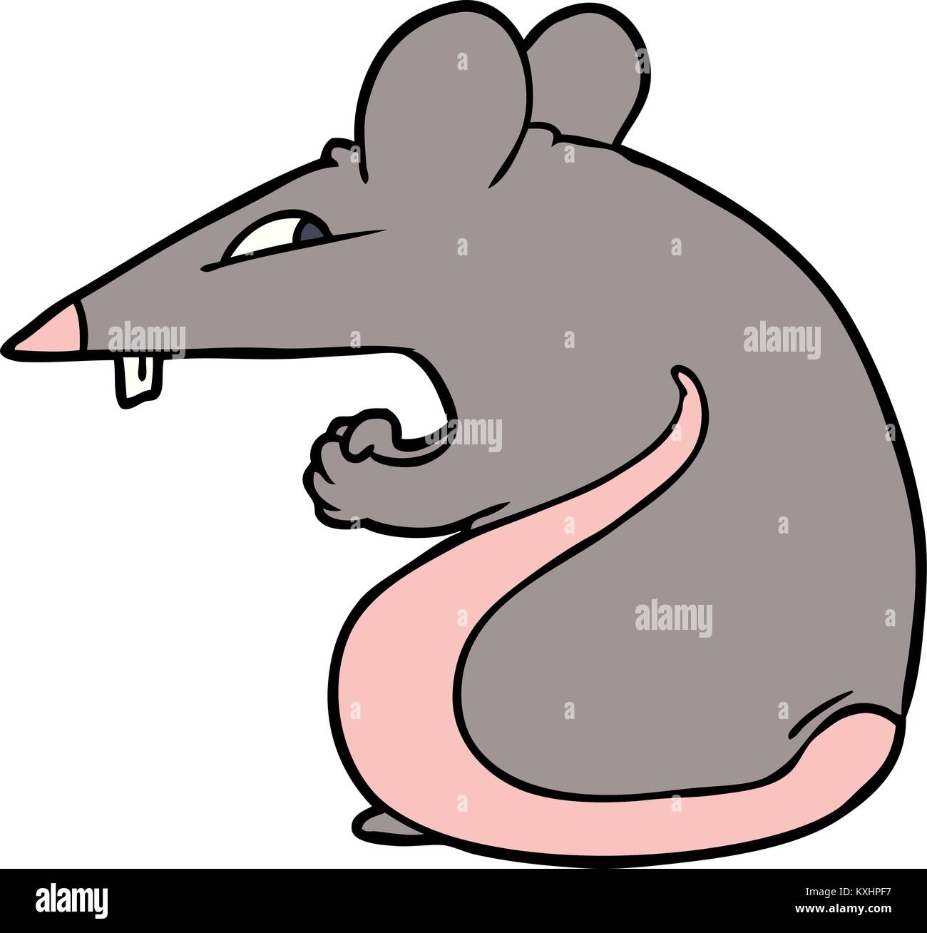 sly cartoon rat Stock Vector Image & Art - Alamy