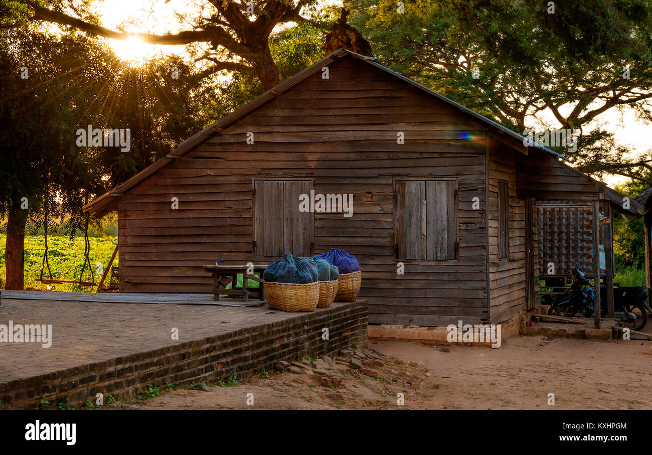 Traditional burmese house hi-res stock photography and images - Alamy