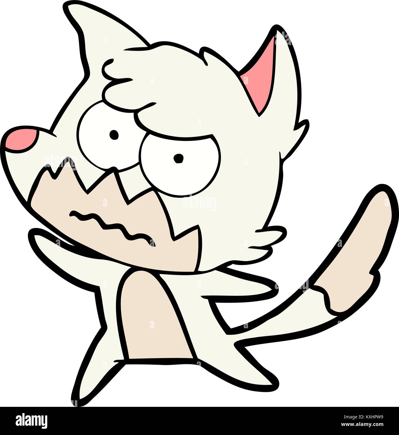 cartoon annoyed fox Stock Vector Image & Art - Alamy