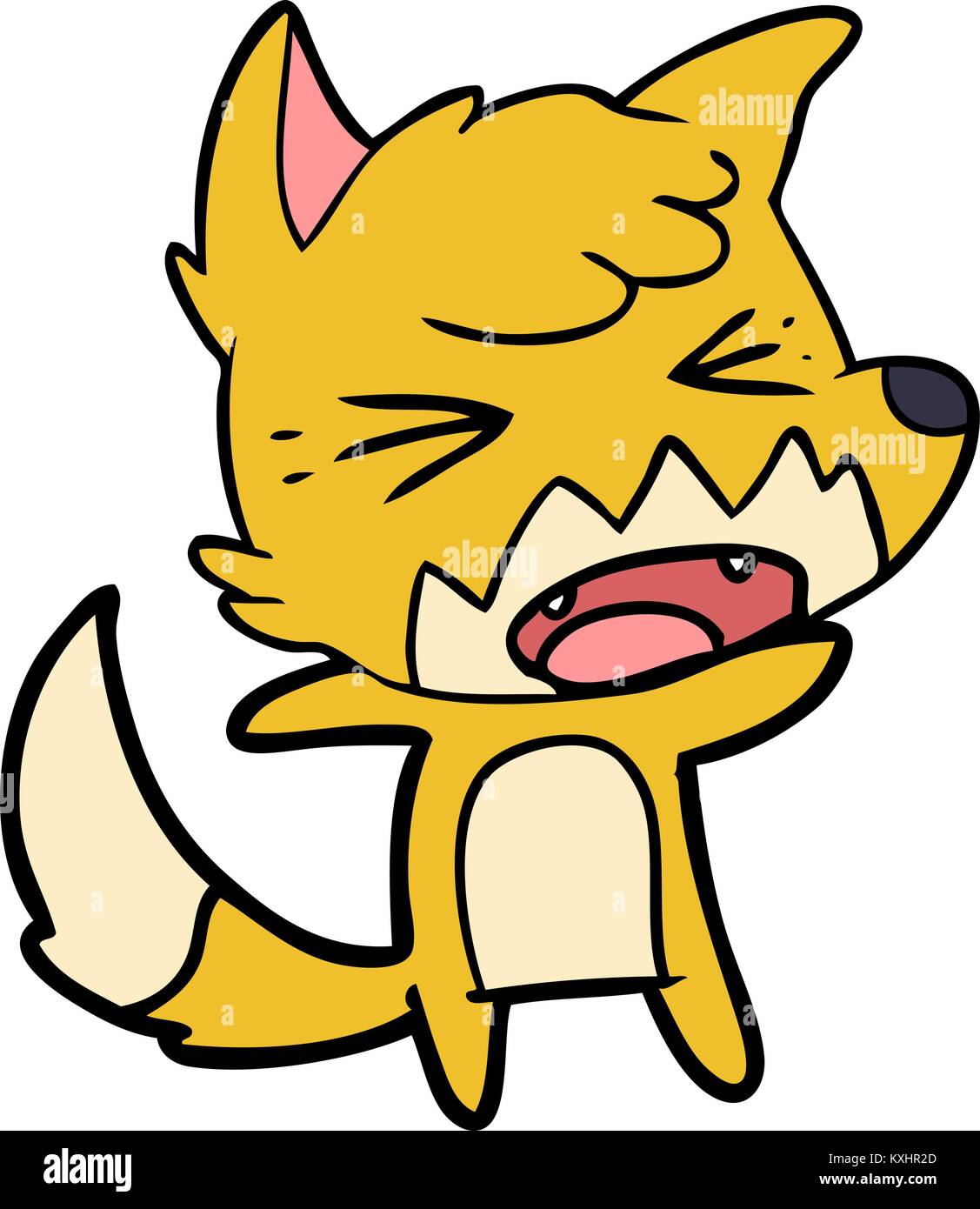 angry cartoon fox Stock Vector Image & Art - Alamy