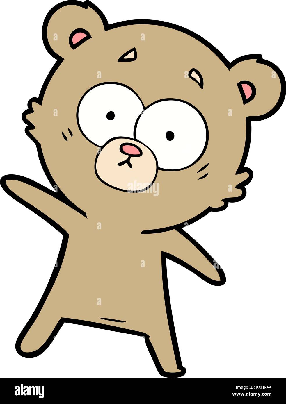 surprised bear cartoon Stock Vector Image & Art - Alamy