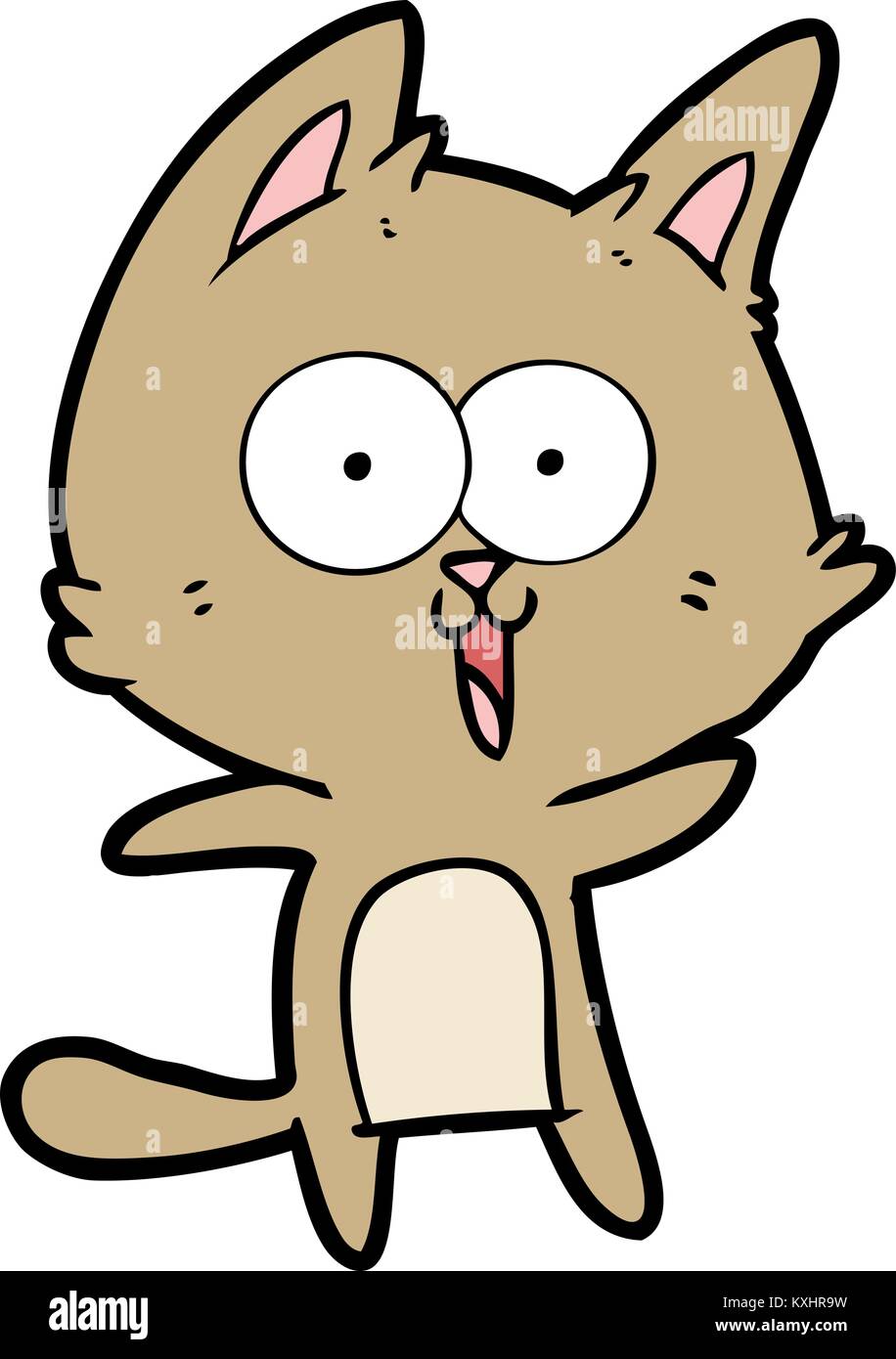 funny cartoon cat Stock Vector Image & Art - Alamy