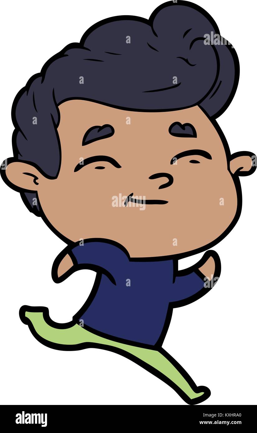 running cartoon man Stock Vector Image & Art - Alamy