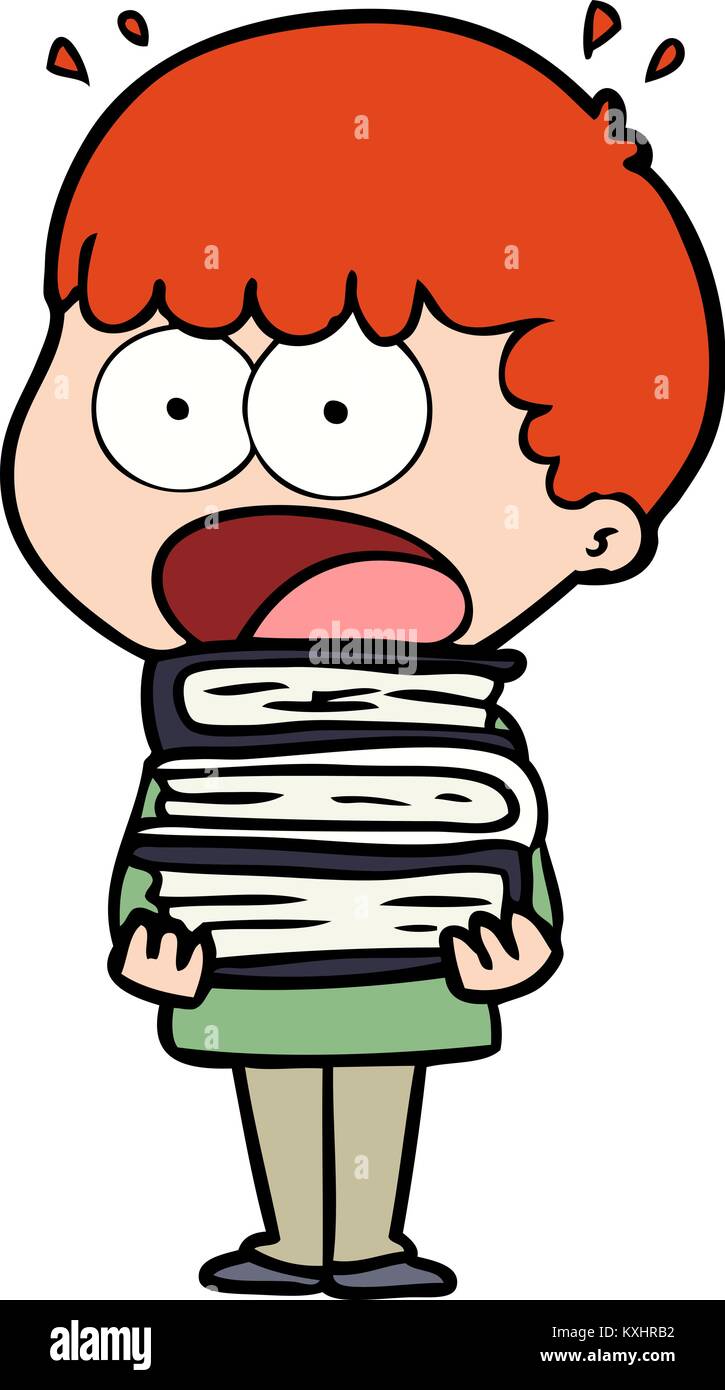 Cartoon Shocked Boy High Resolution Stock Photography and Images - Alamy