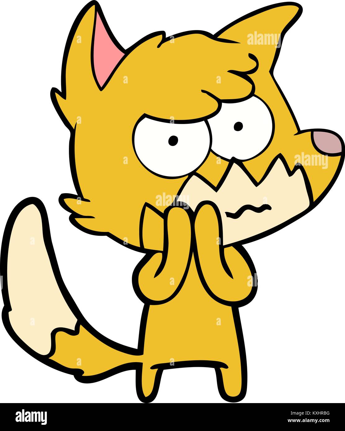 cartoon annoyed fox Stock Vector Image & Art - Alamy