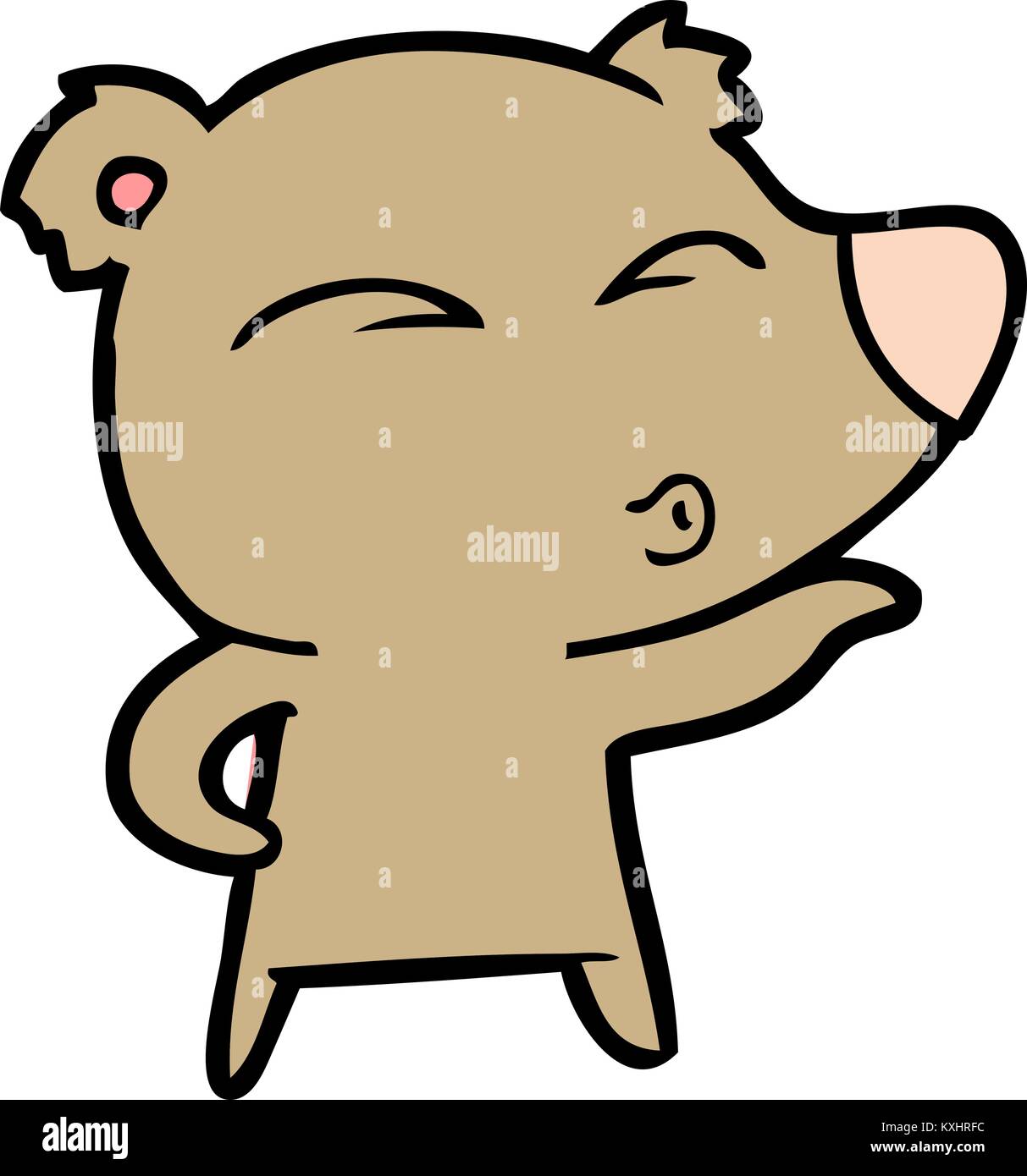 Cartoon whistling hi-res stock photography and images - Alamy