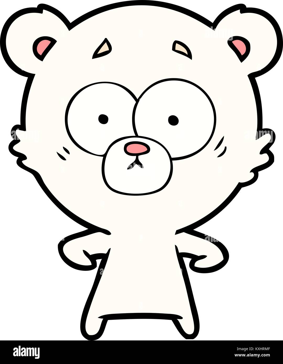 surprised polar bear cartoon Stock Vector Image & Art - Alamy