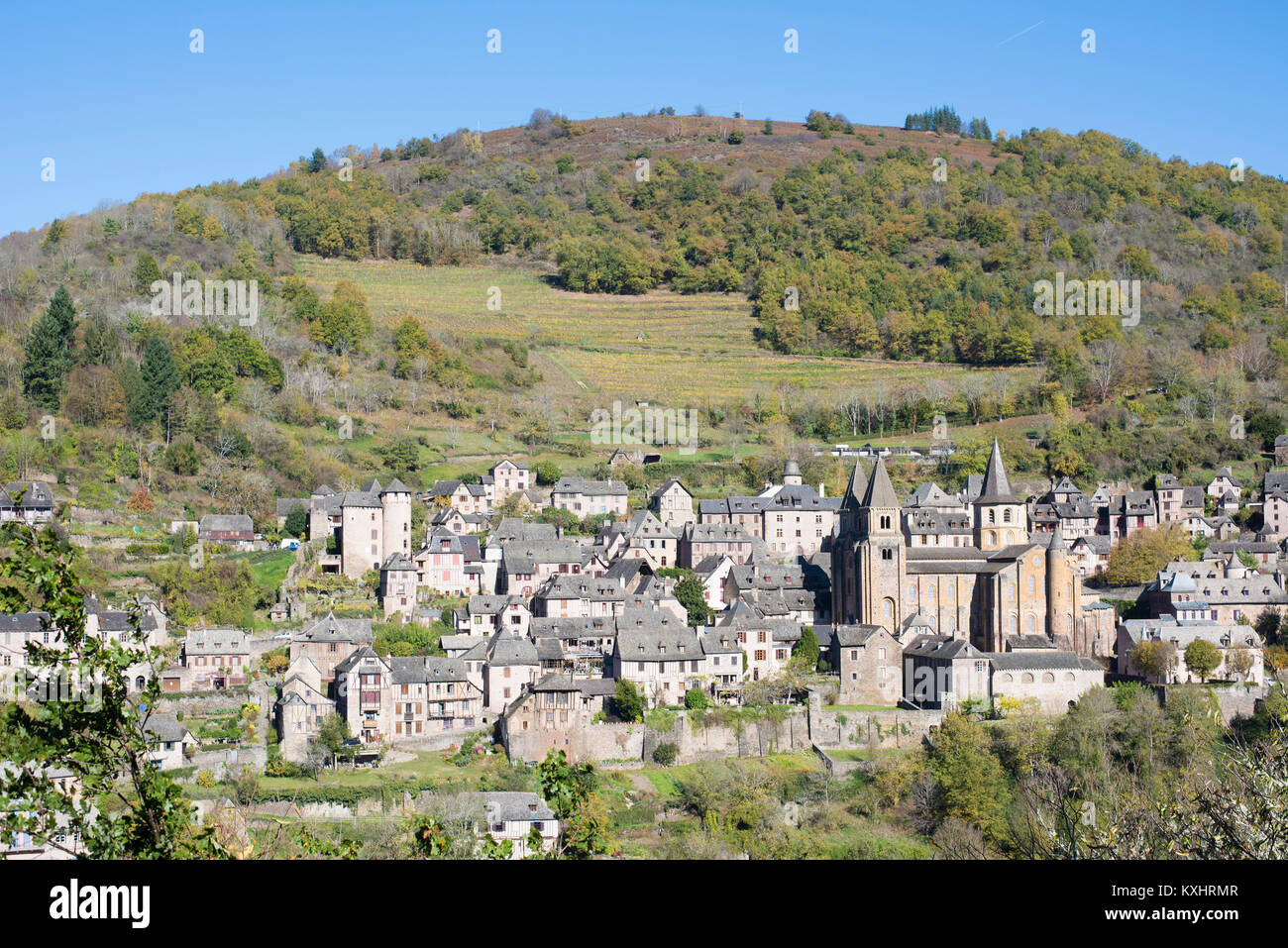 Abbey church of saint foy hi-res stock photography and images - Alamy