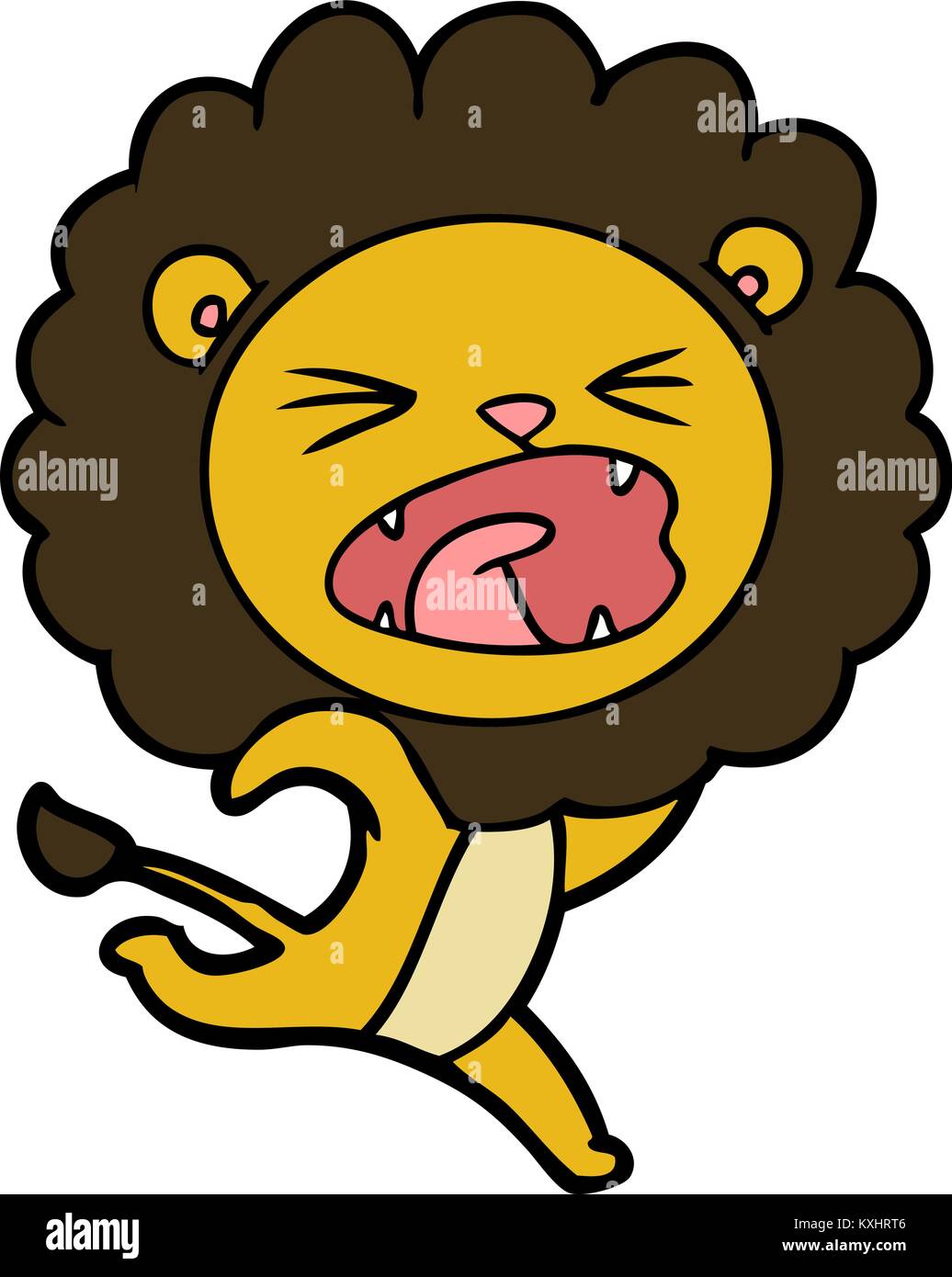 cartoon running lion Stock Vector Image & Art - Alamy