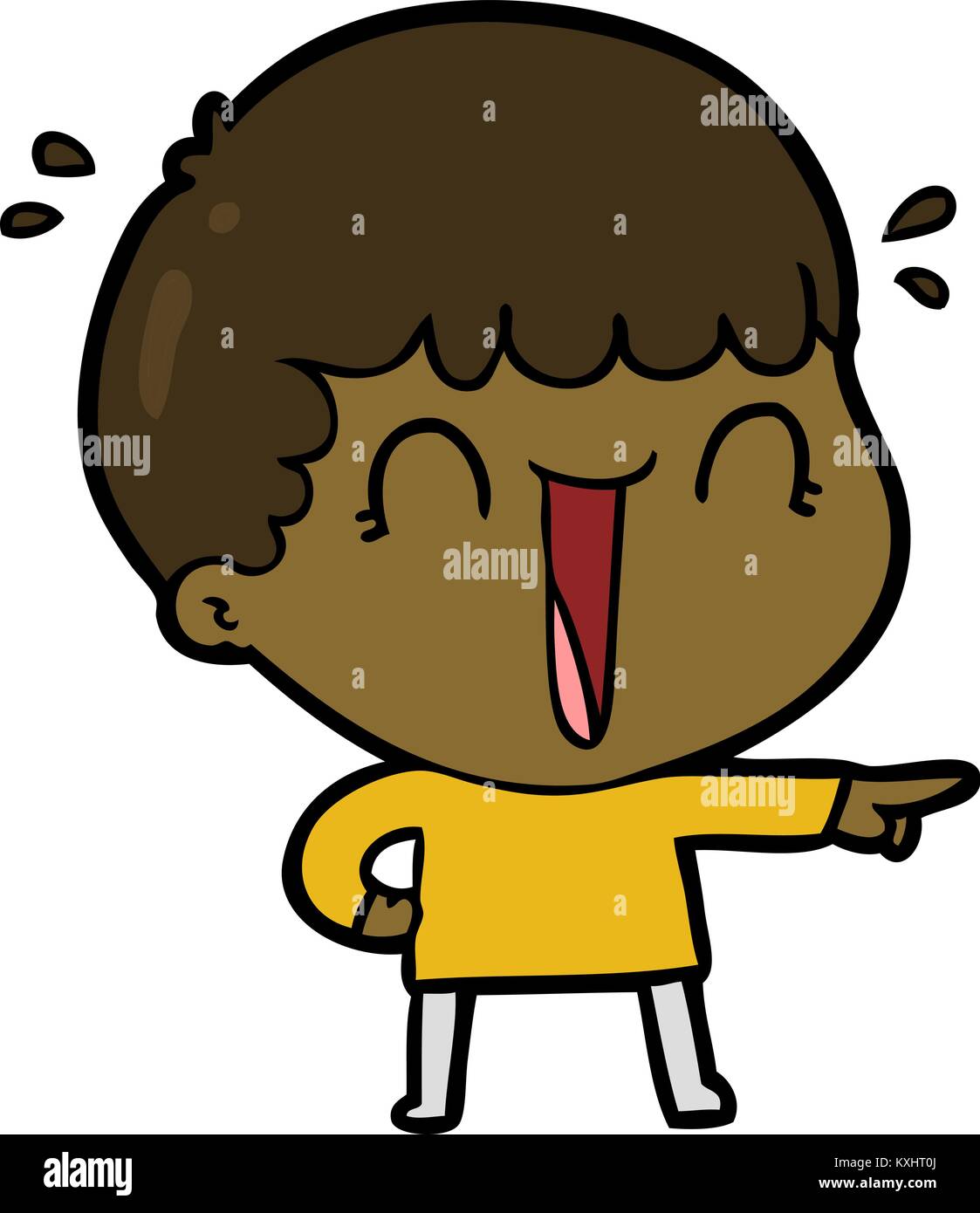 laughing cartoon man pointing finger Stock Vector Image & Art - Alamy