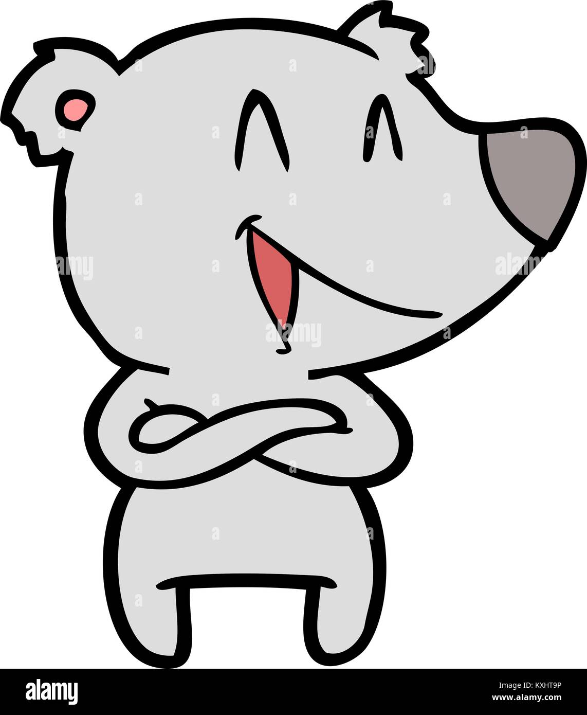 laughing bear cartoon Stock Vector Image & Art - Alamy