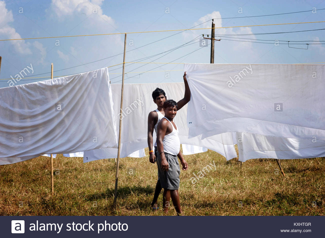 Open Air Laundry Washing High Resolution Stock Photography and Images ...