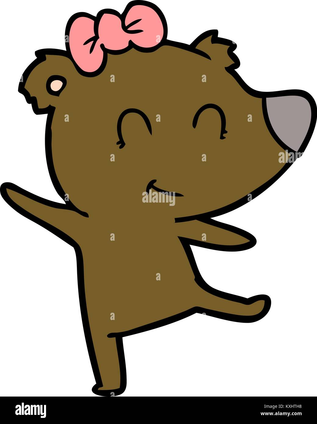 female bear cartoon Stock Vector Image & Art - Alamy