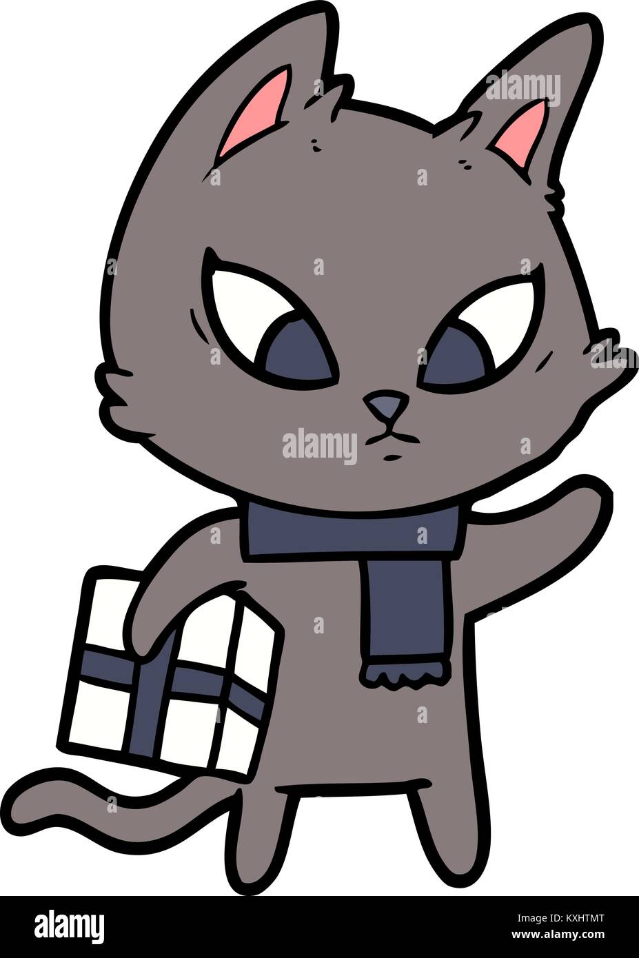 confused cartoon cat Stock Vector Image & Art - Alamy