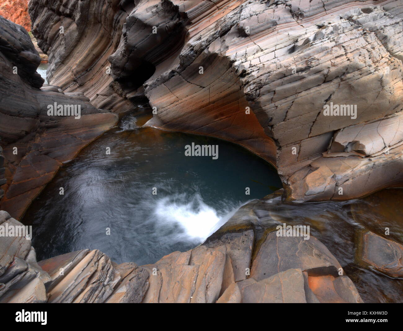 Hammersley gorge, karijini national park, Western Australia Stock Photo ...