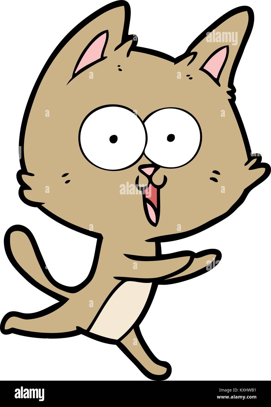 funny cartoon cat Stock Vector Image & Art - Alamy