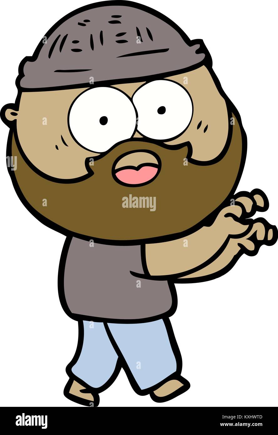 Man grasping Stock Vector Images - Alamy