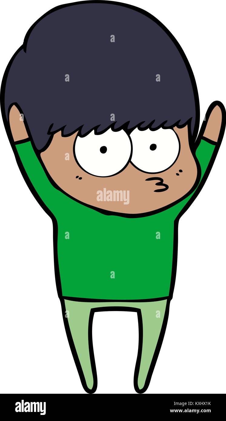 stretching cartoon boy Stock Vector Image & Art - Alamy