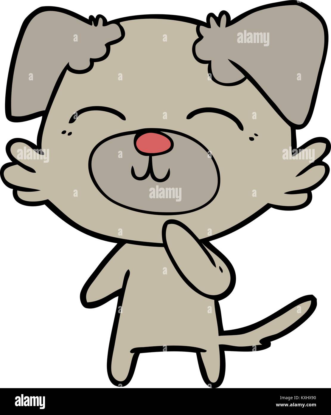 cartoon dog thinking Stock Vector Image & Art - Alamy