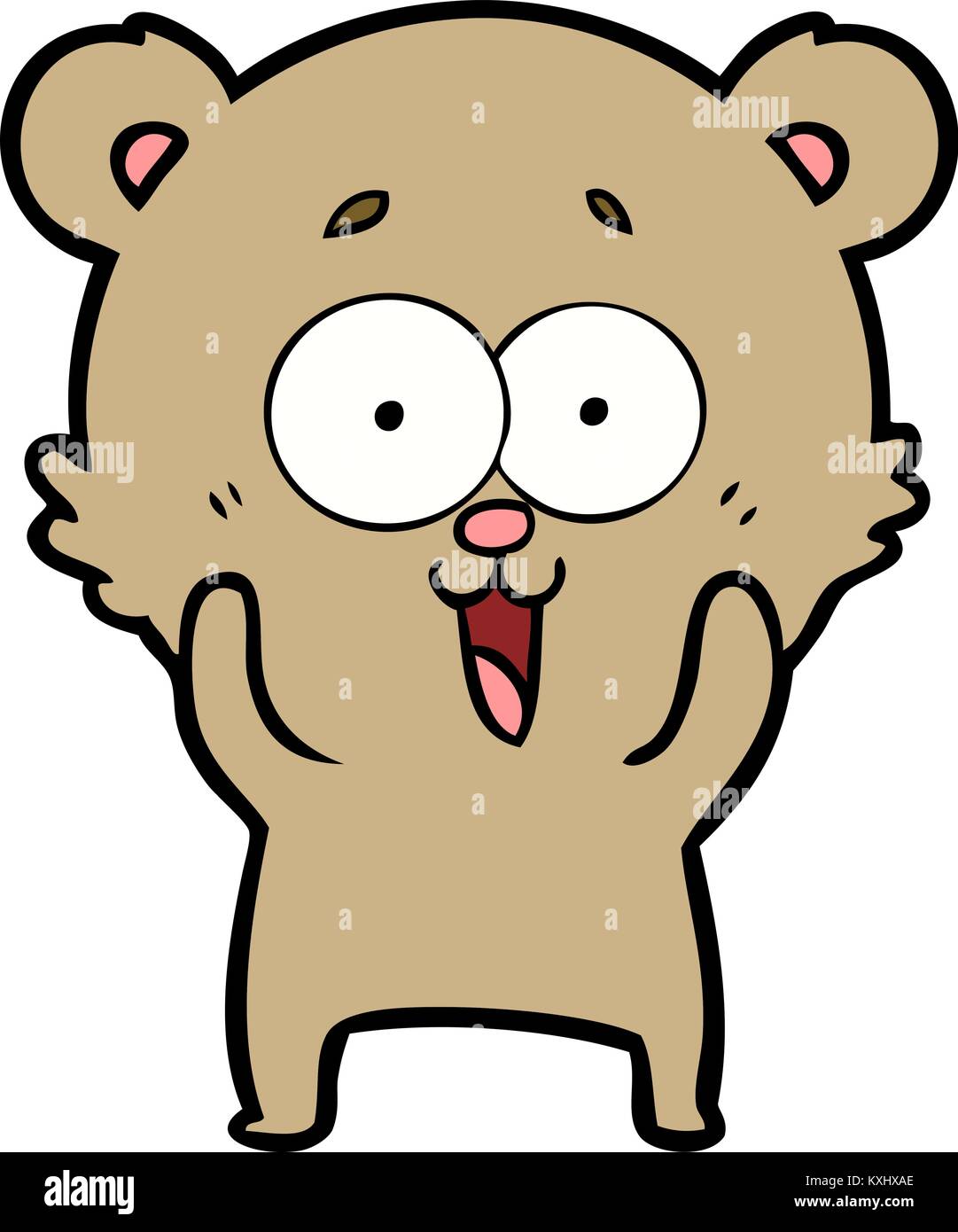 laughing teddy bear cartoon Stock Vector Image & Art - Alamy