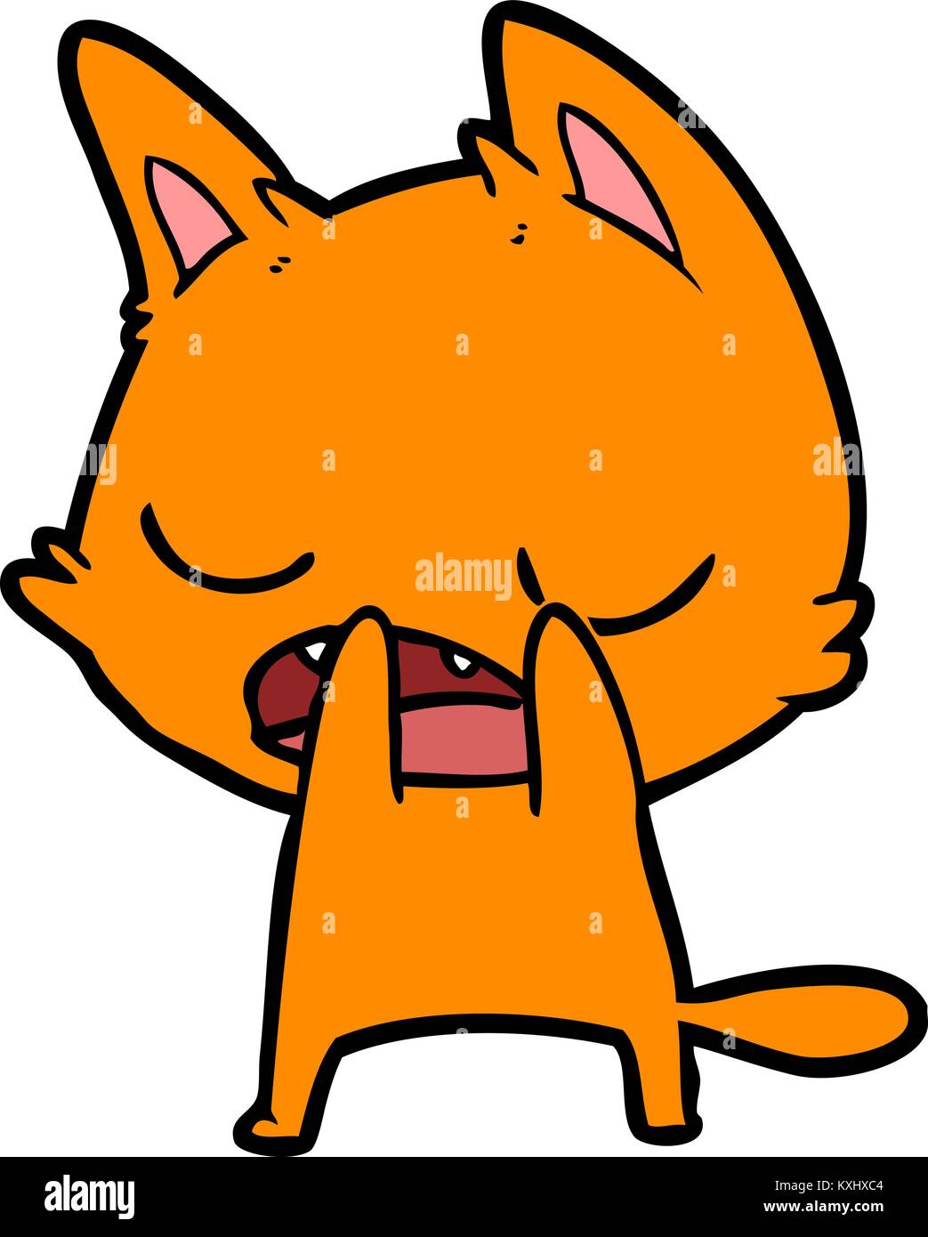 talking cat cartoon Stock Vector Image & Art - Alamy