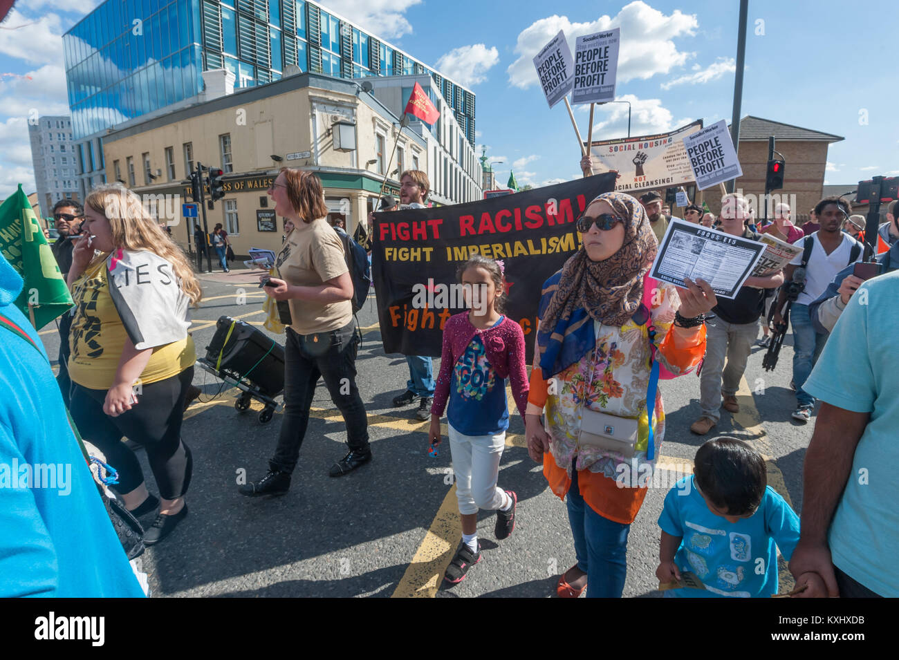 Fight Racism Fight Imperialism High Resolution Stock Photography and ...
