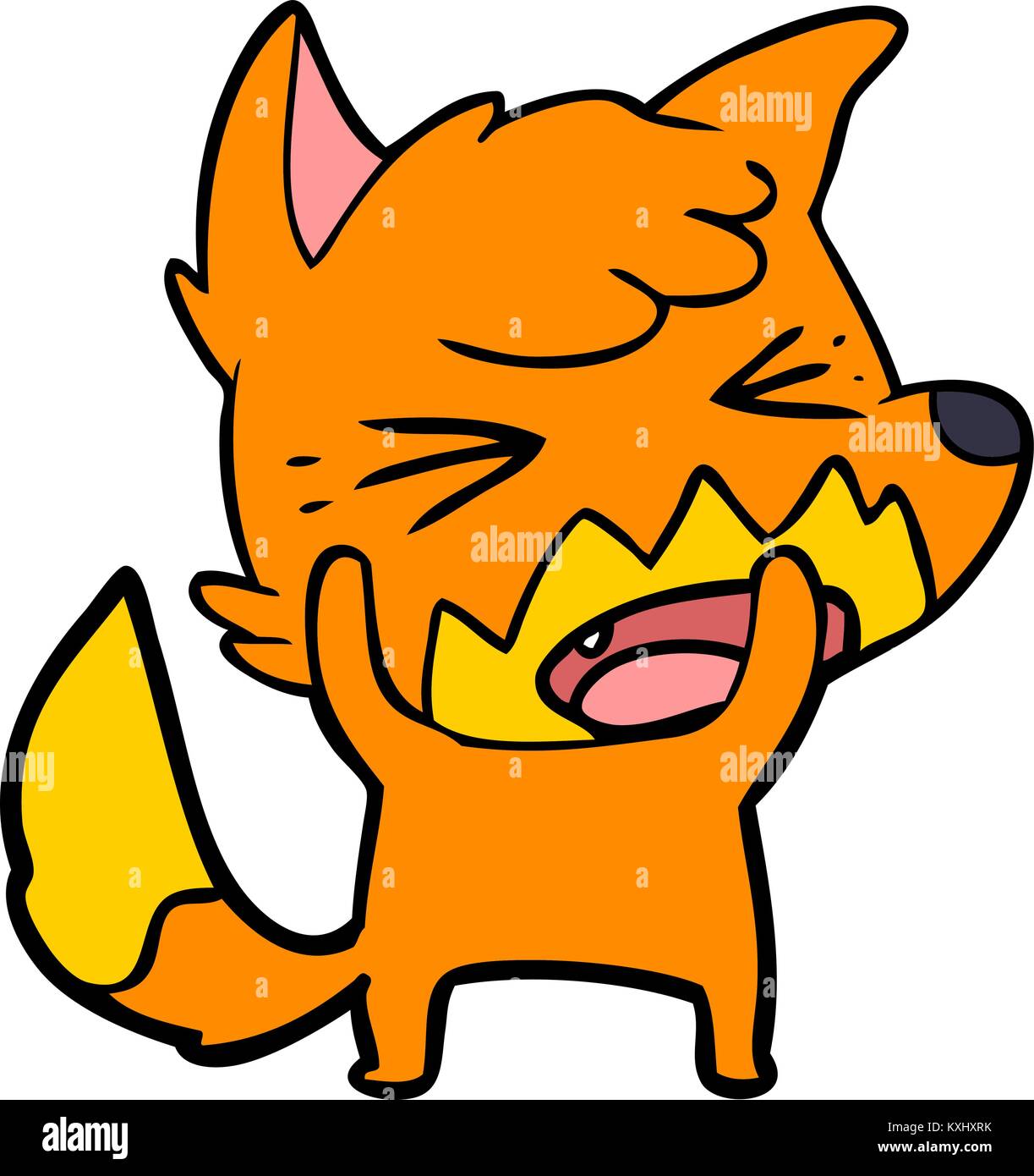 angry cartoon fox Stock Vector Image & Art - Alamy