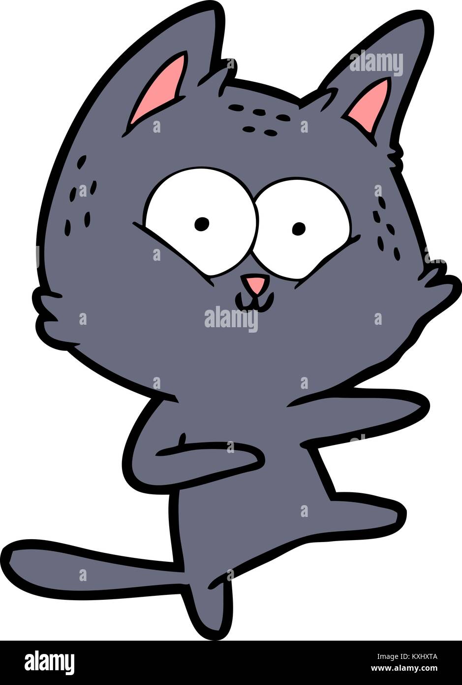 Dancing Cartoon Cat High Resolution Stock Photography and Images - Alamy