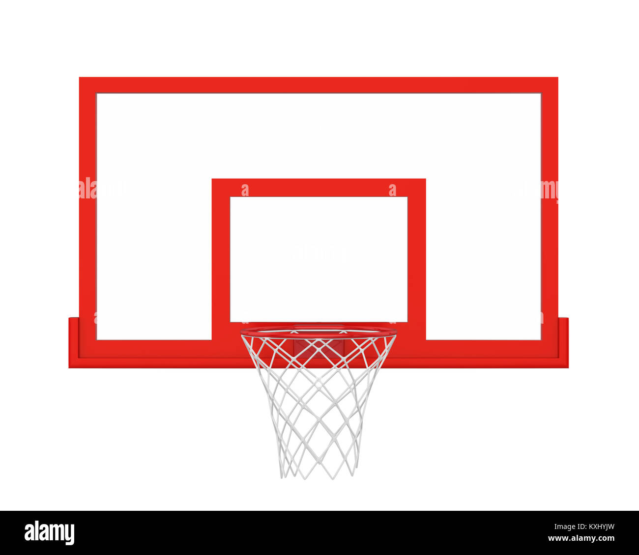 Basketball Hoop Isolated Stock Photo - Alamy