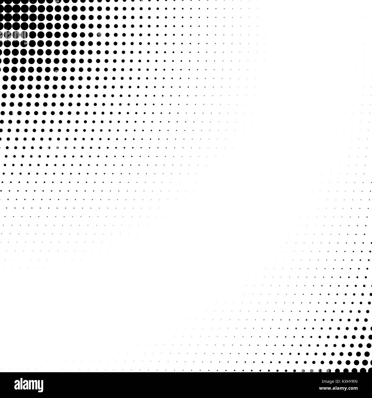 Vector abstract dotted halftone template background. Pop art dotted ...