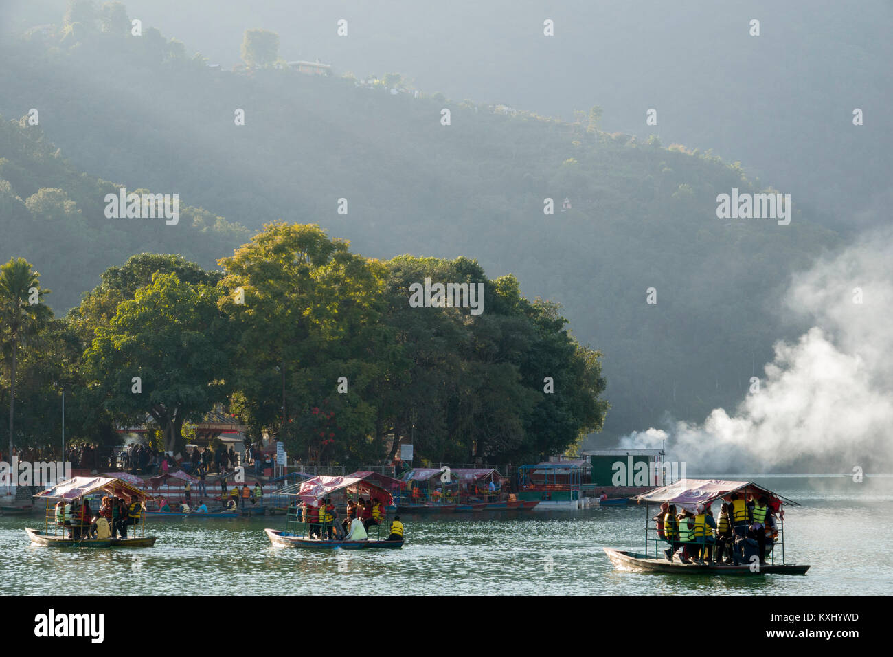 Phewa lake, pokhara hi-res stock photography and images - Alamy