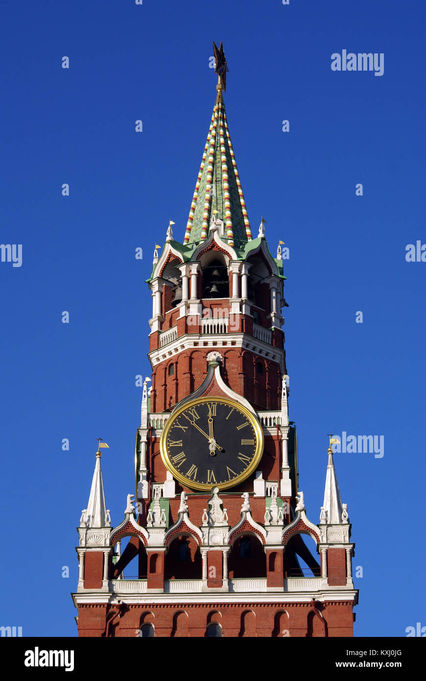 Red clock tower hi-res stock photography and images - Alamy