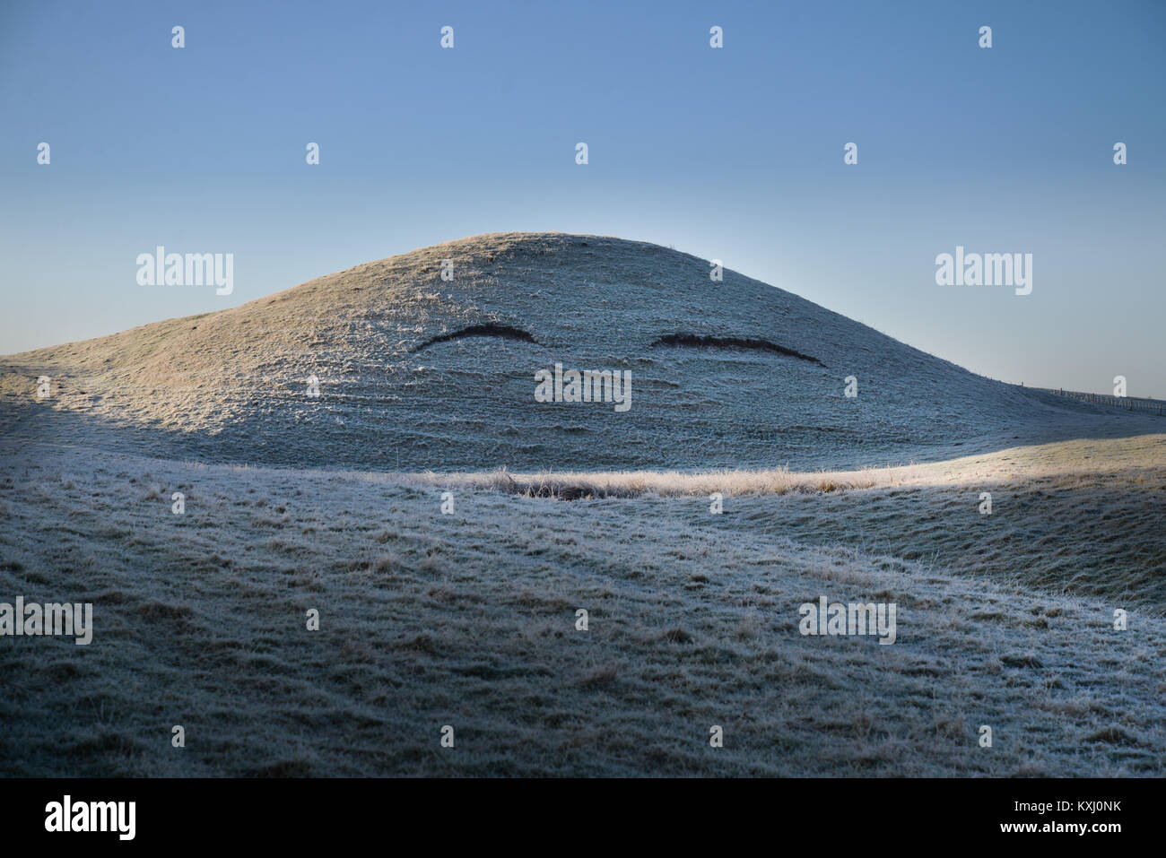 Face in the hill Stock Photo - Alamy