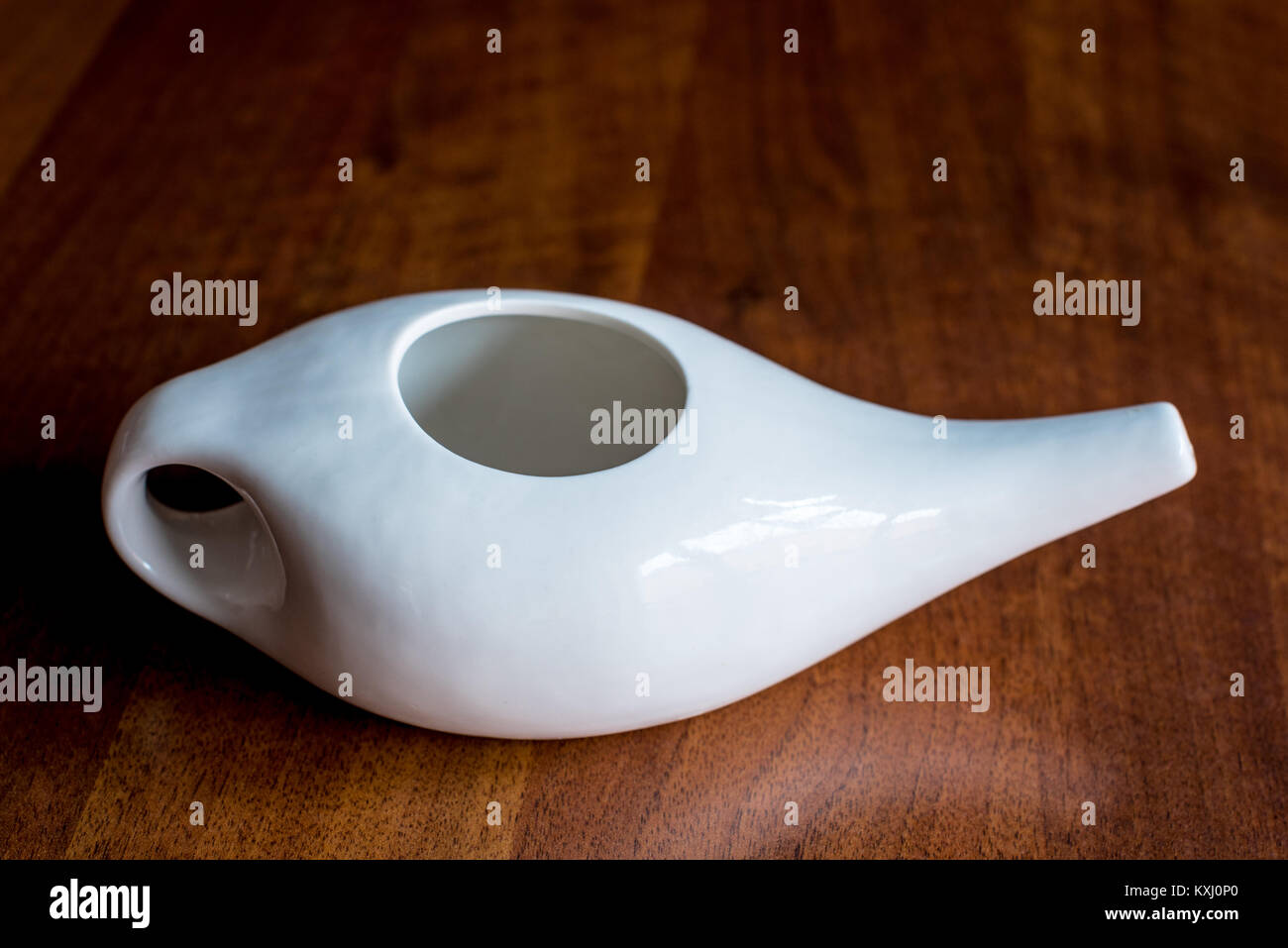 neti pot, ayurvedic tools for cleaning nose with water and pink salt ...