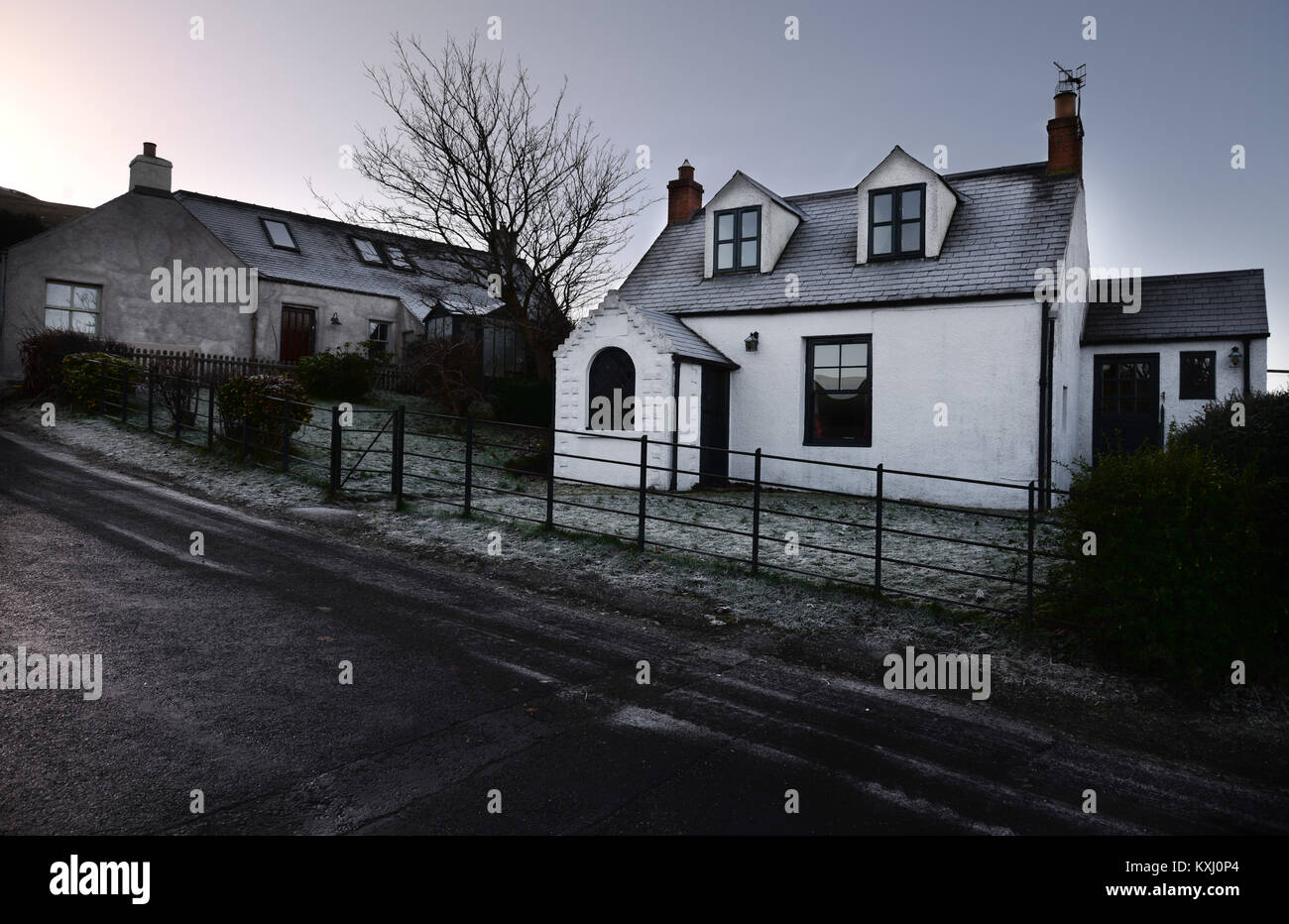The Gypsy Palace at Kirk Yetholm in the Scottish Borders Stock Photo ...