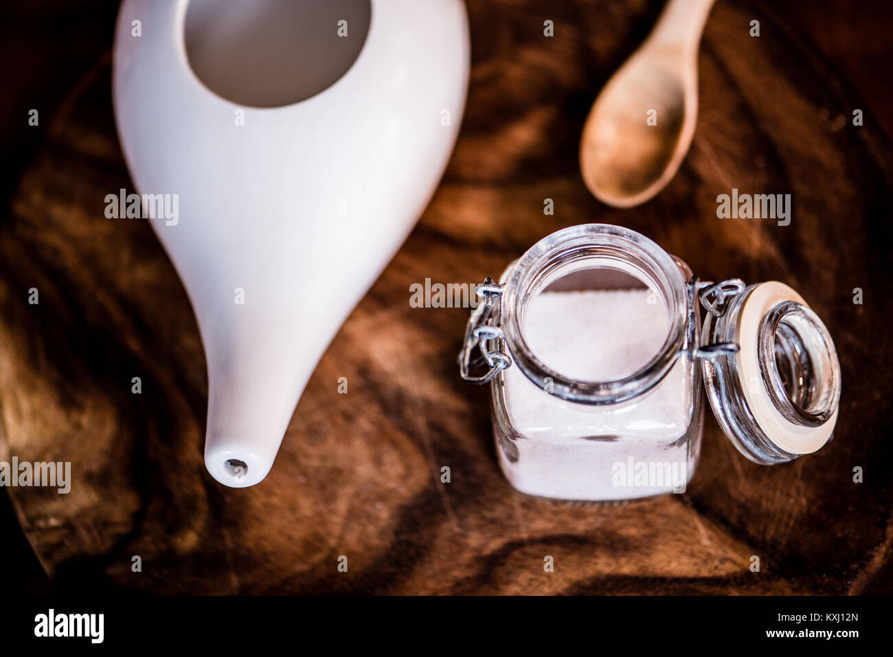 neti pot, ayurvedic tools for cleaning nose with water and salt, view ...